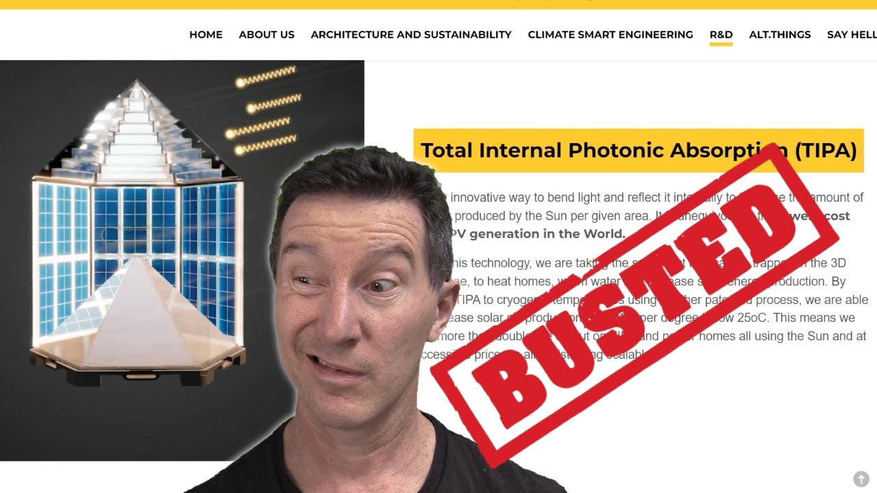 EEVblog 1575 – TIPA: The World’s Most Efficient Solar Panel – BUSTED ...