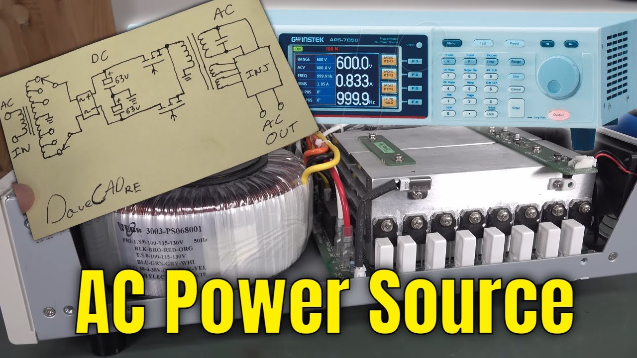 EEVblog 1698 – Awesome Ebay AC Power Source: GW Instek APS-7050 – EEVblog